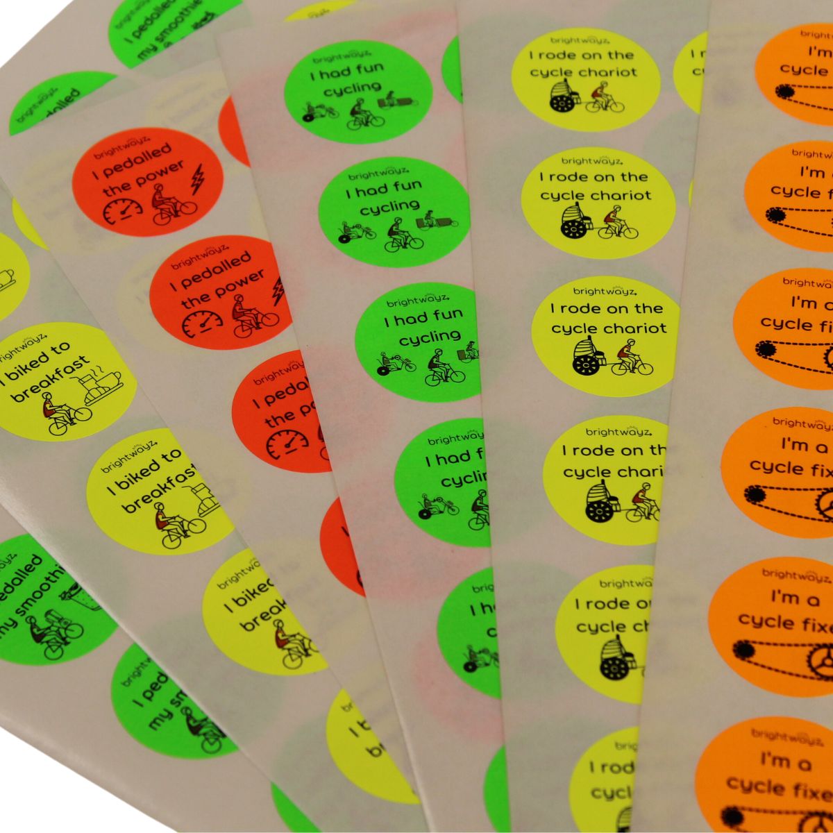 Cycle Event Circle Stickers