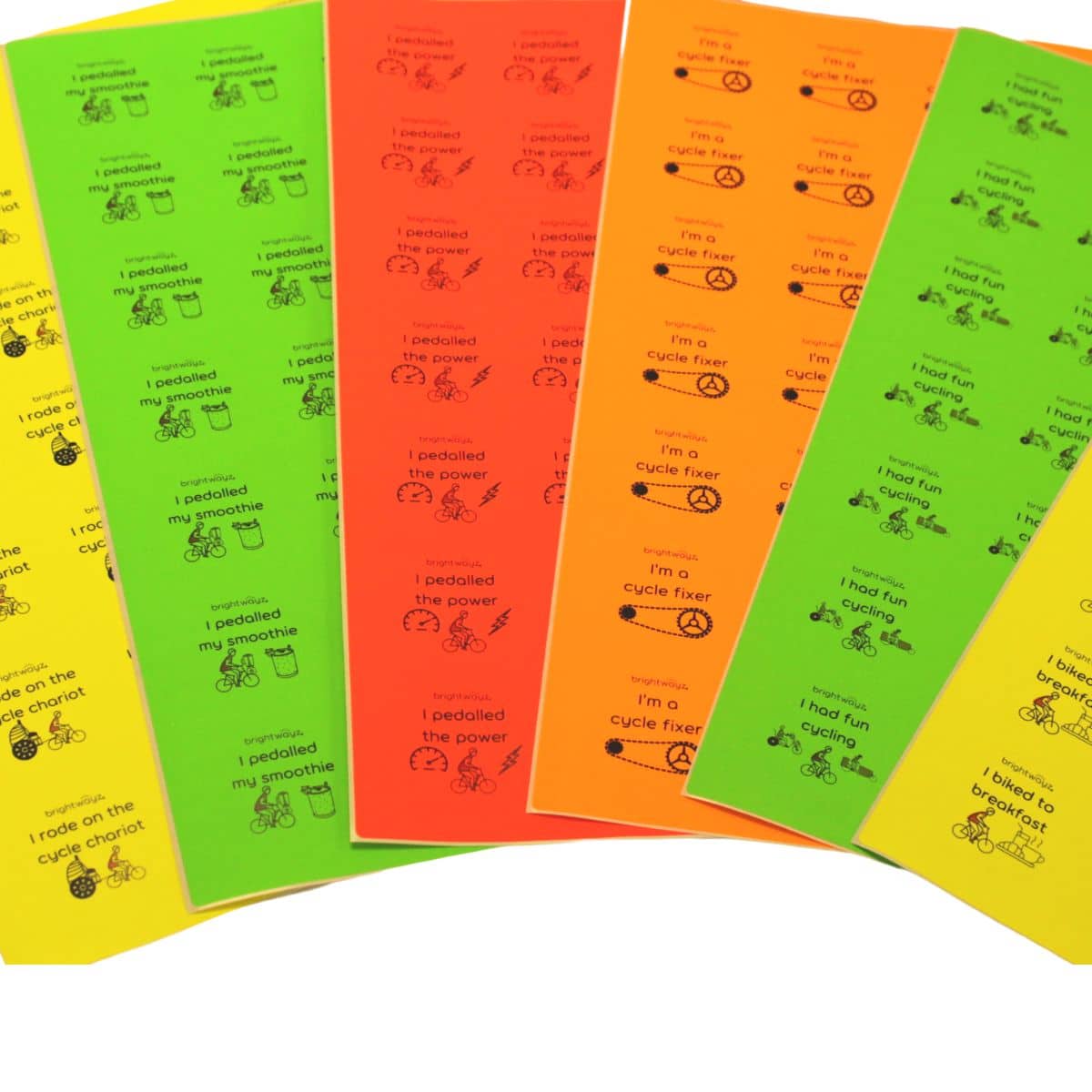 Cycle Event Circle Stickers